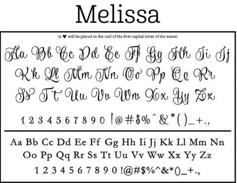 Personalized Rectangle Stamper- Melissa Design – The Present Event